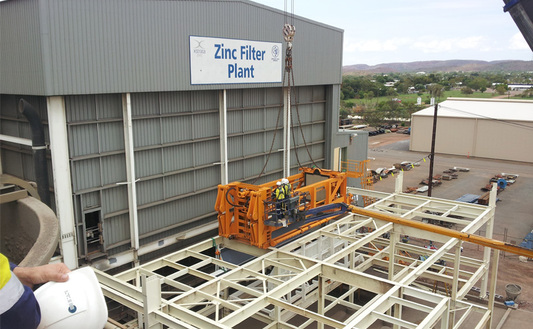 Lead and zinc concentrate filtration plant | TH